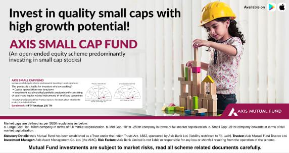 Axis Small Cap Fund Online - Direct Growth | Axis MF